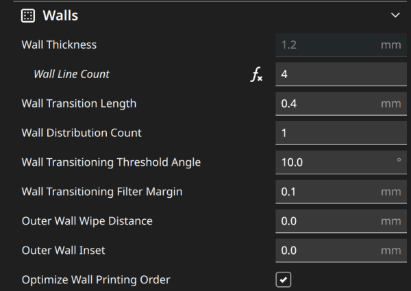 Cura Wall Thickness Settings – MeaD MaDe